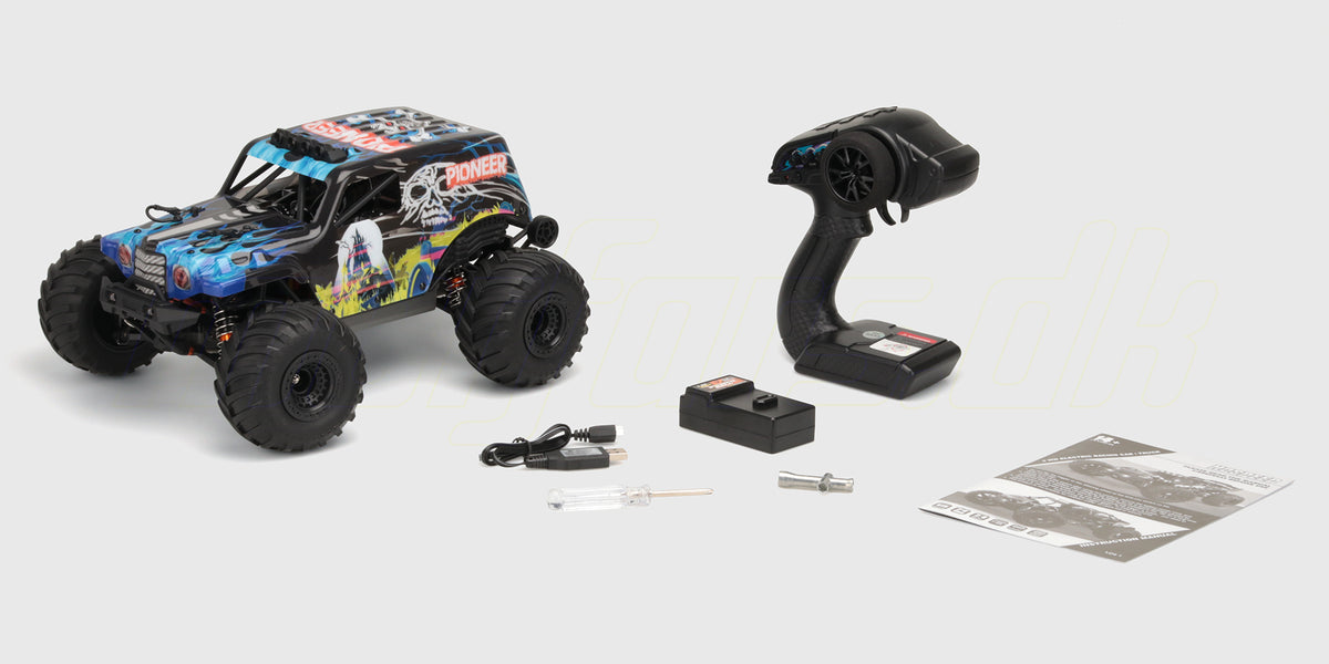 Fjernstyret Bil Hurricane XL Monster Truck Standard & Brushless RC Bil ...