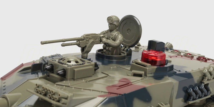 Battle Tank Metal LE – Fjernstyret kampvogn med metalskrog og røg – Morfars