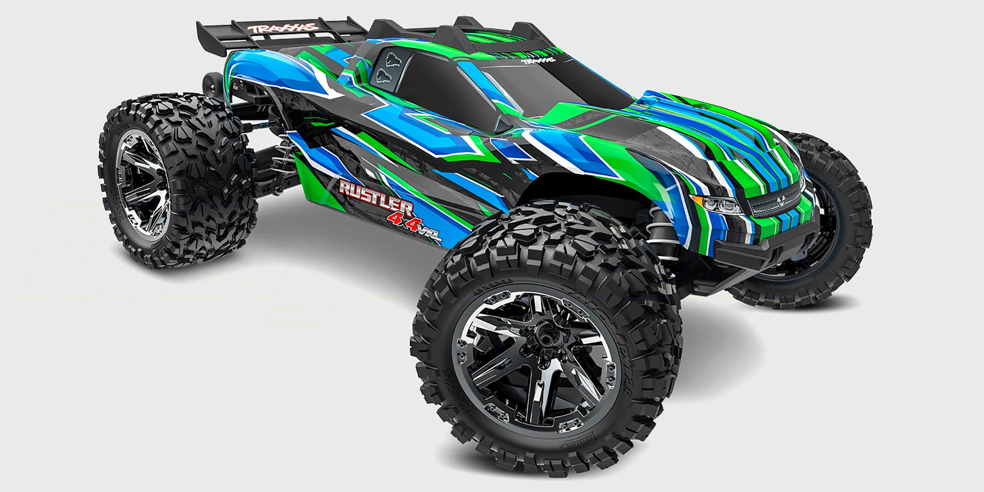 Traxxas Rustler 4x4 VXL med topfart over 100 km/t!
