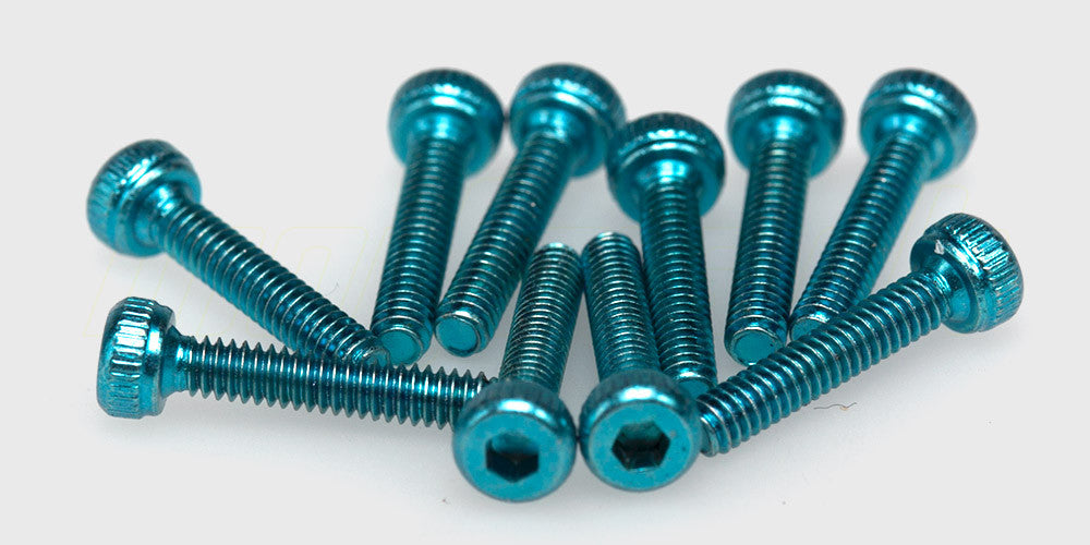 Hex Head Machine M2x10 (blue)